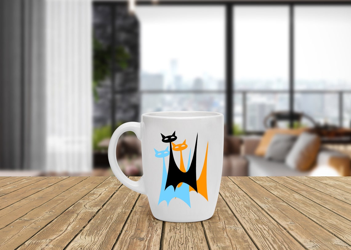 Mid-century Modern Design SVG Bundle Atomic Design SVG | Etsy