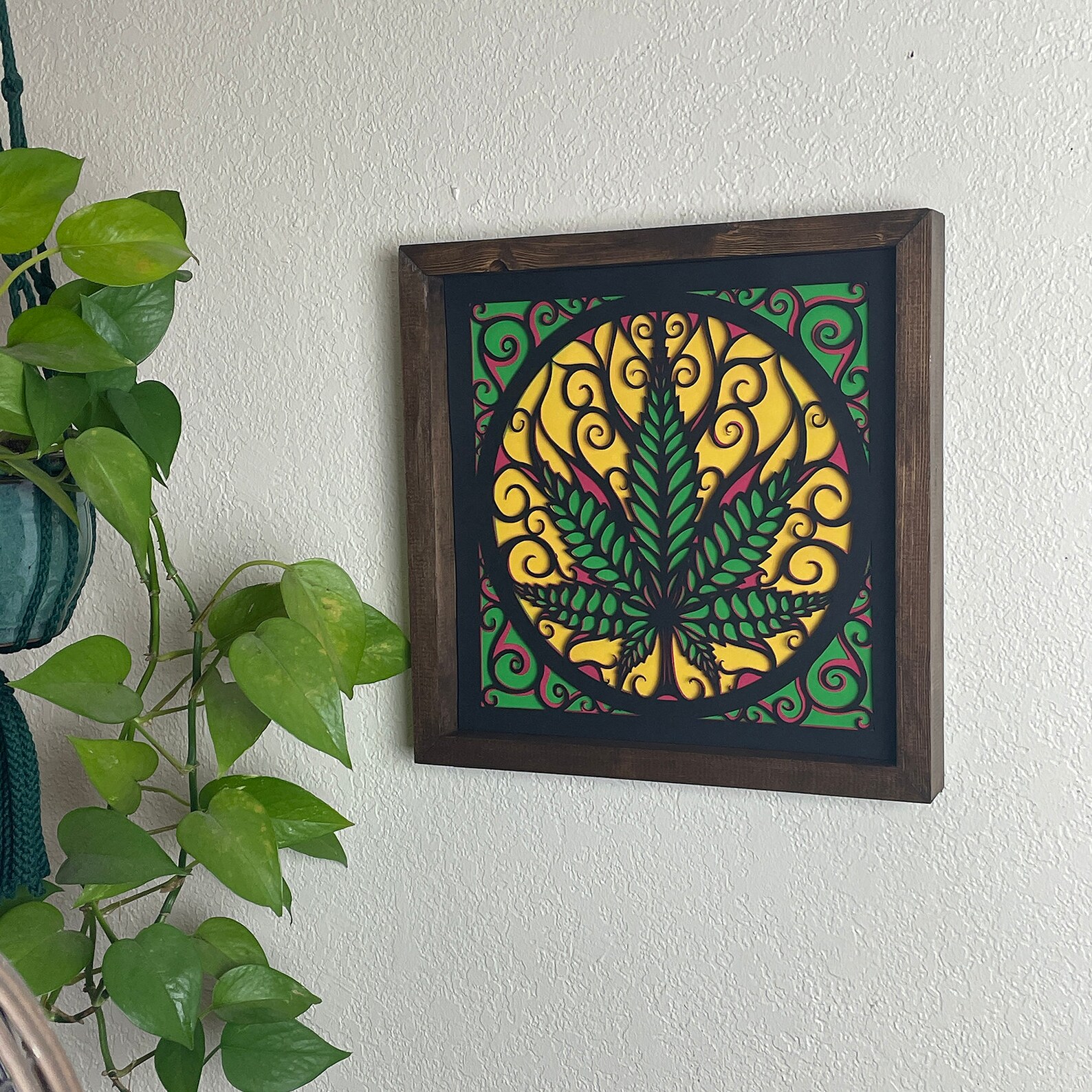 Pot Leaf SVG Cannabis Leaf SVG Marijuana Silhouette 420 SVG File Weed ...