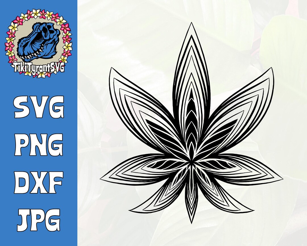 Marijuana Leaf SVG Cannabis Leaf SVG Marijuana Silhouette 420 SVG File ...