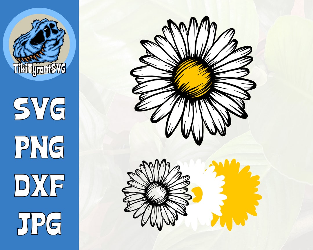 Daisy SVG Sunflower SVG Bloom SVG File Flower Svg File - Etsy Canada