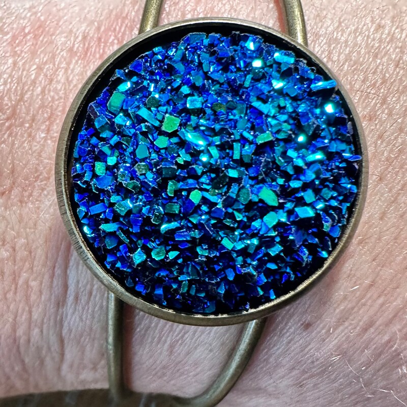 Druzy Bangle - Etsy