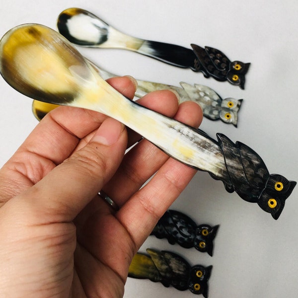 Horn Spoon - Etsy