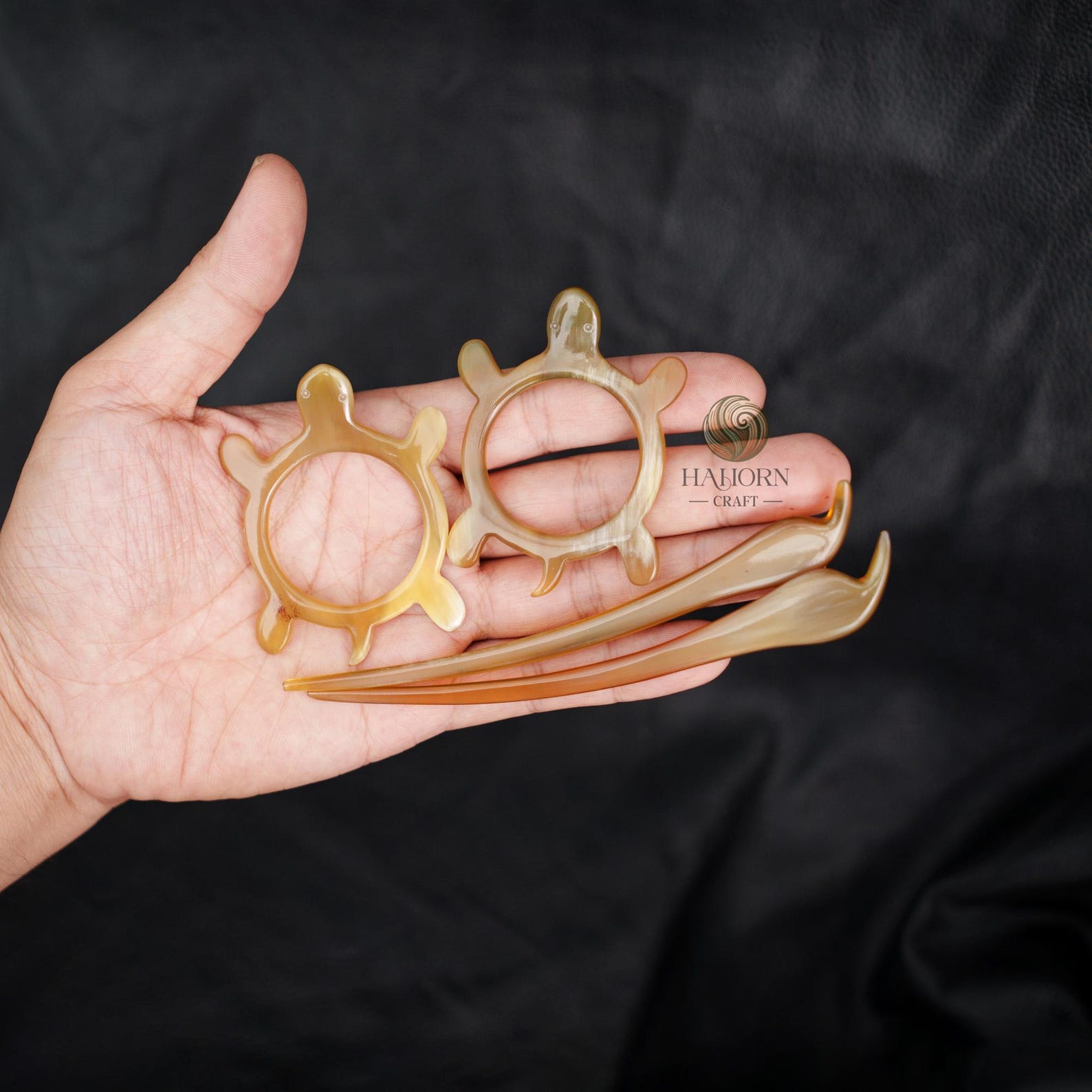 Hahorn - Buffalo Horn Turtle Shawl Pin - Unique Nature Gift - Color ...