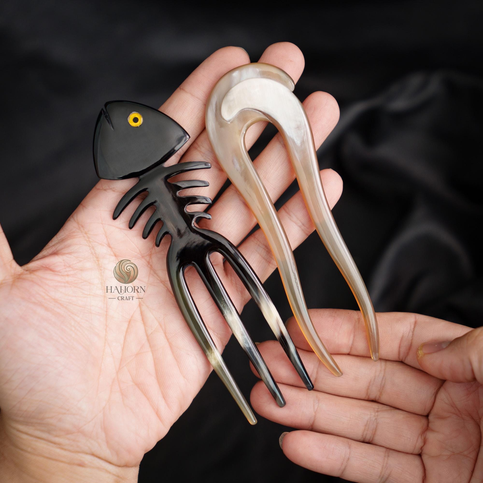 Set 5 Horn Hair Fork for Women Hair Stick for Buns Hair Sticks for Long ...