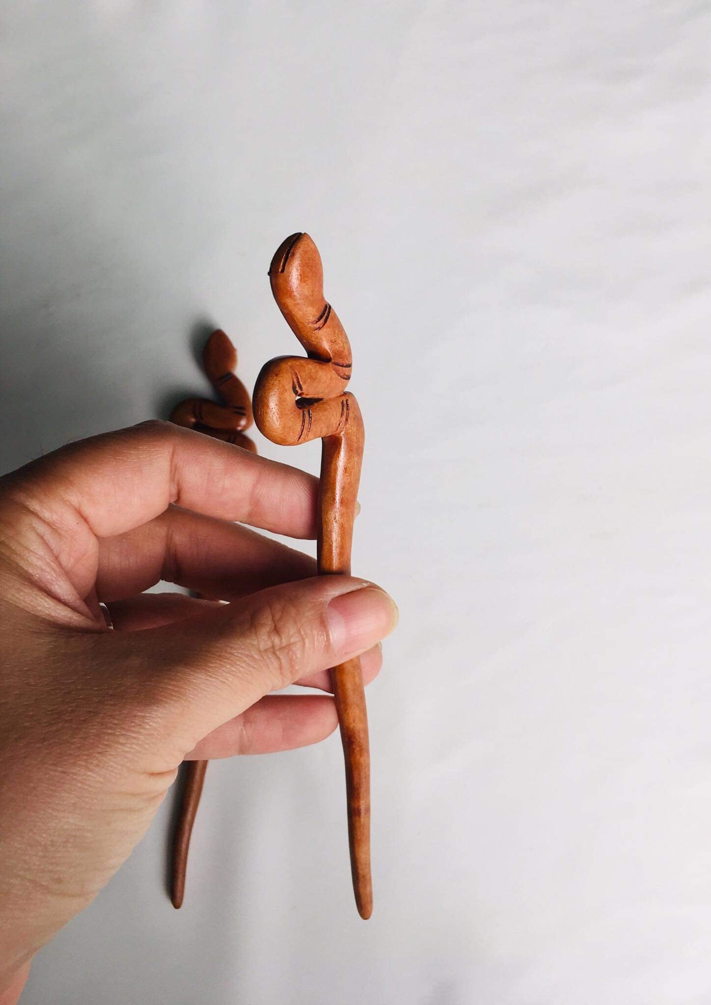 Set 2 Wooden Hair Sticks for Women War Axe Hair Stick for Buns Hair ...