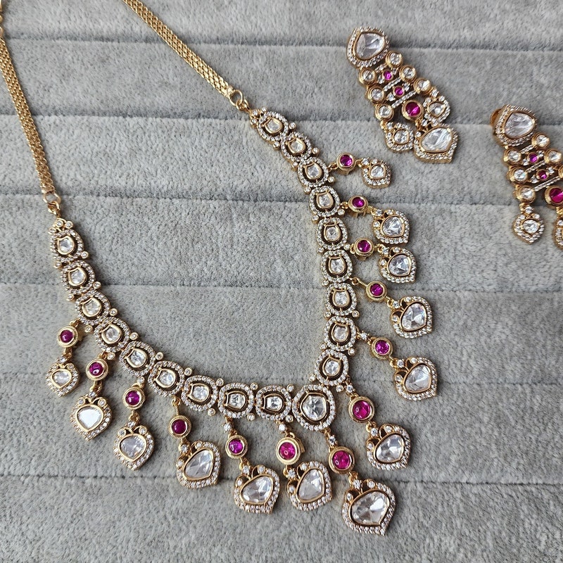 Indian Ruby Necklace - Etsy