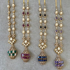 Beautiful Colors and Unique Design Pendant Set/ Lavender Pendant Set ...