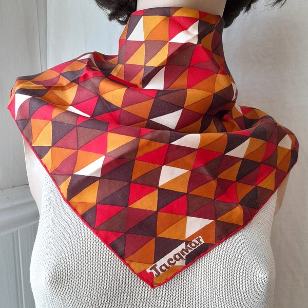 Abstract Silk Scarf - Etsy