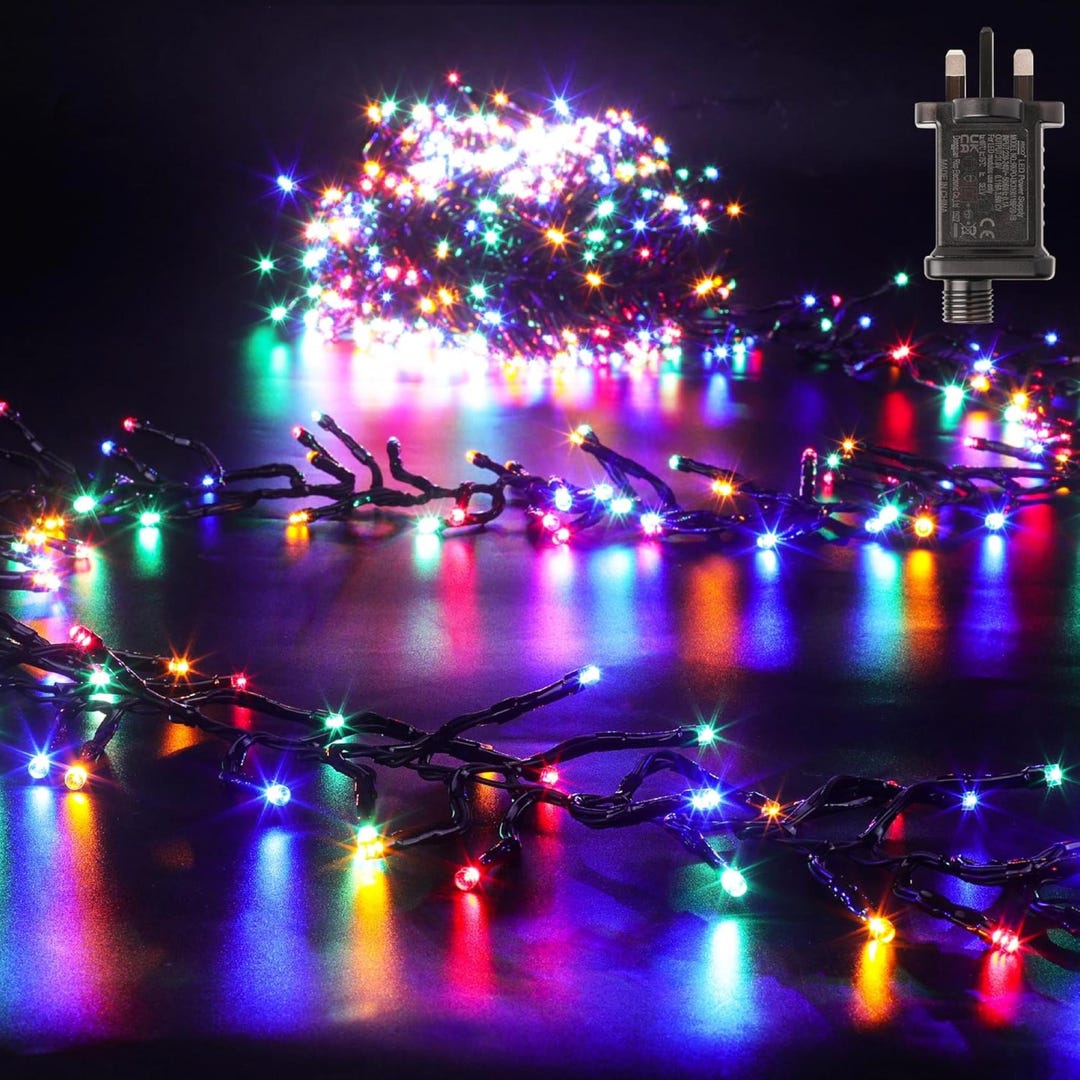 LED Cluster Fairy Lights, Indoor/outdoor Christmas Decor - Etsy UK