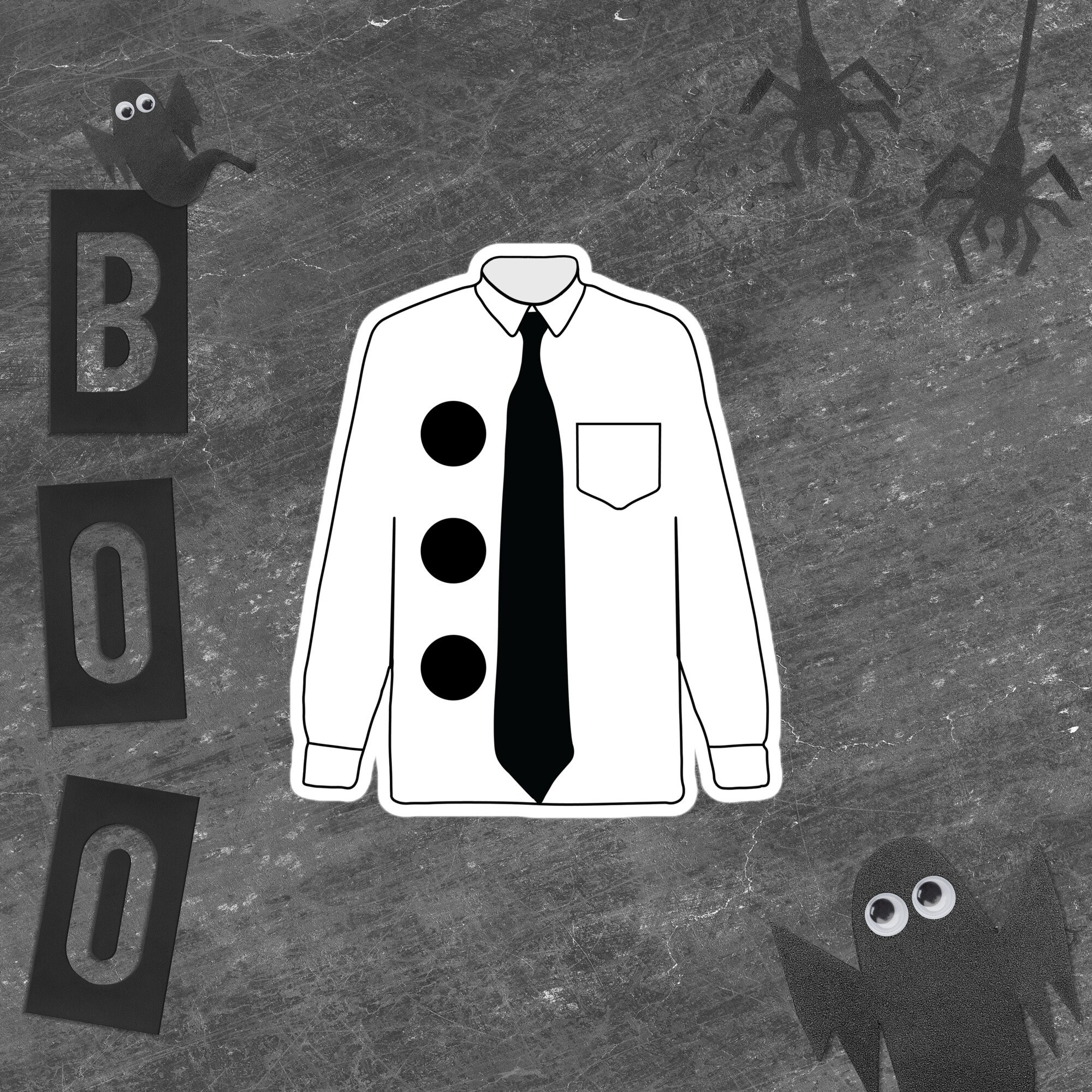 Three Hole Punch Jim - the Office Vinyl Sticker - Halloween - Etsy