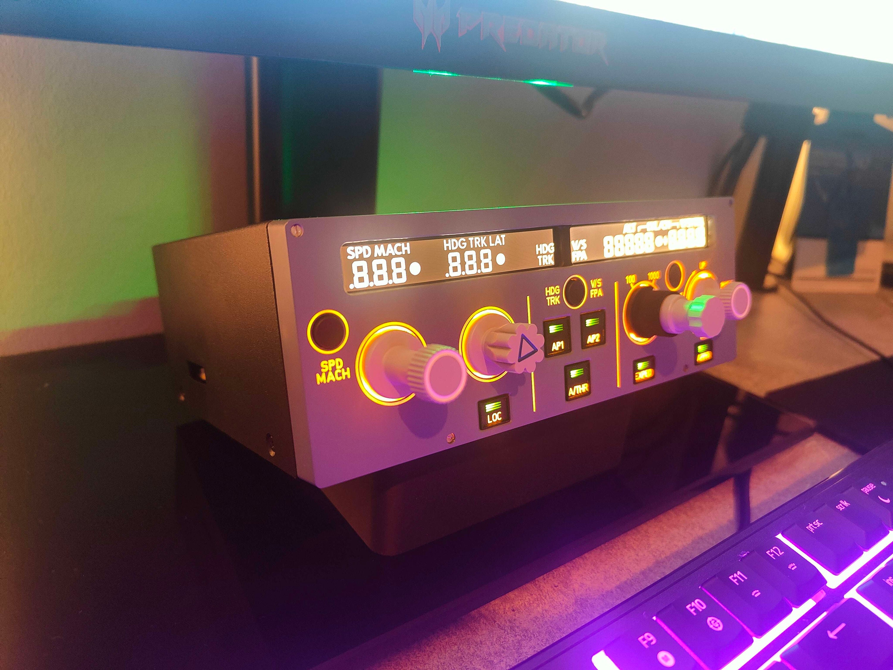 Minicockpit Minifcu 3d Printed Stand Premium Version - Etsy