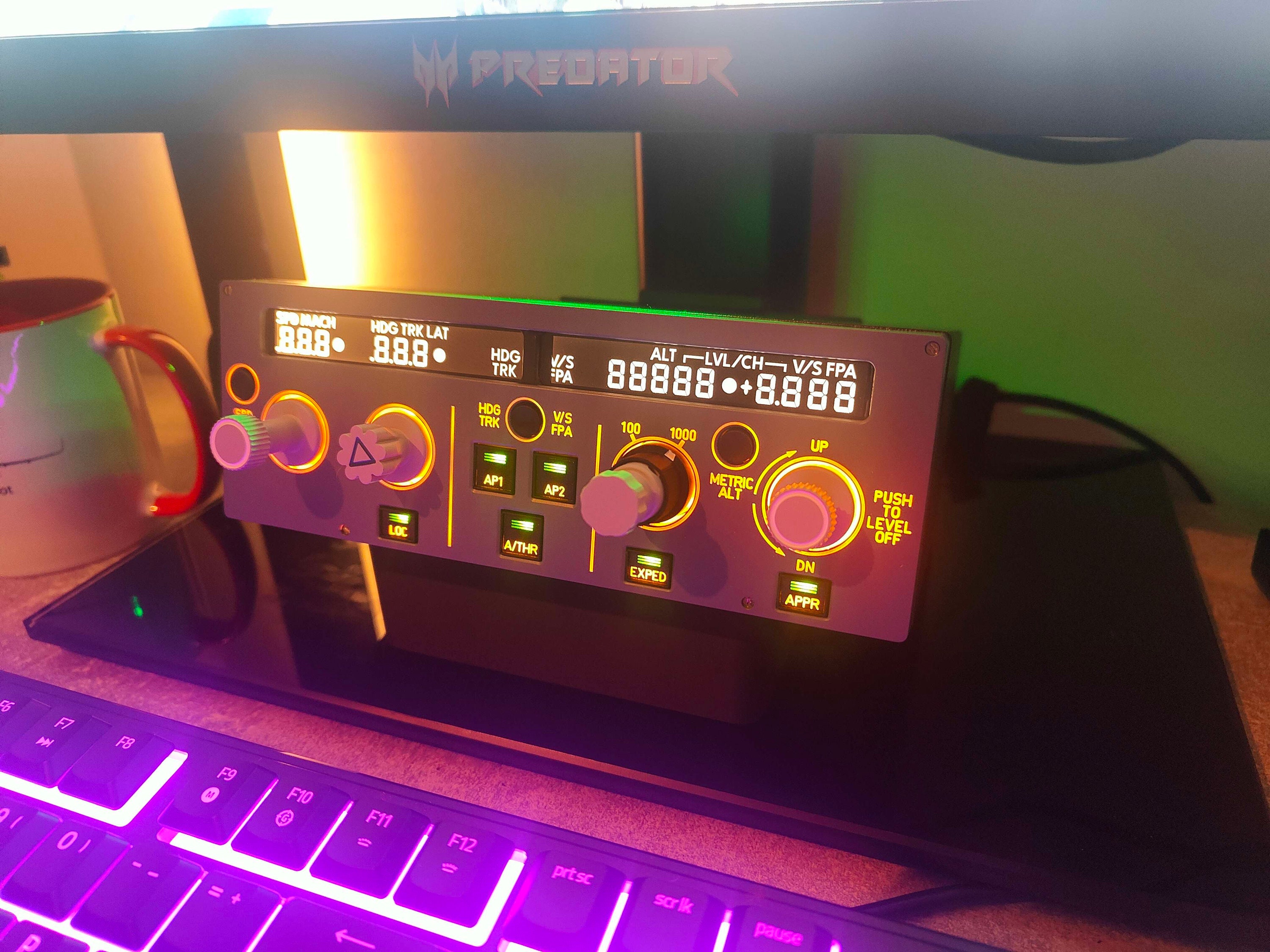 Minicockpit Minifcu 3d Printed Stand Premium Version - Etsy