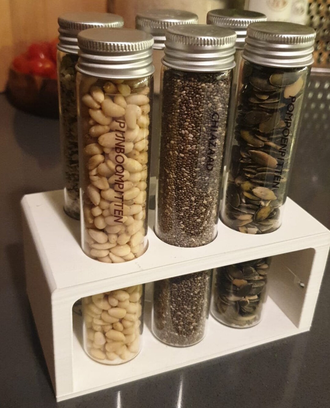 Ge3d Printing Spice Rack Including Tubes - Etsy
