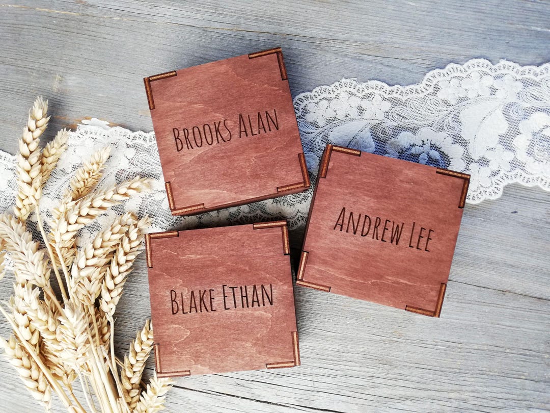 Custom Box Gift for Groomsmen Best Man, Keepsake Custom Box ...