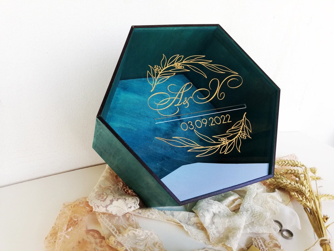 Wedding Cards Box, Wedding Card Box With Slot, Wedding Cards Box Wood ...