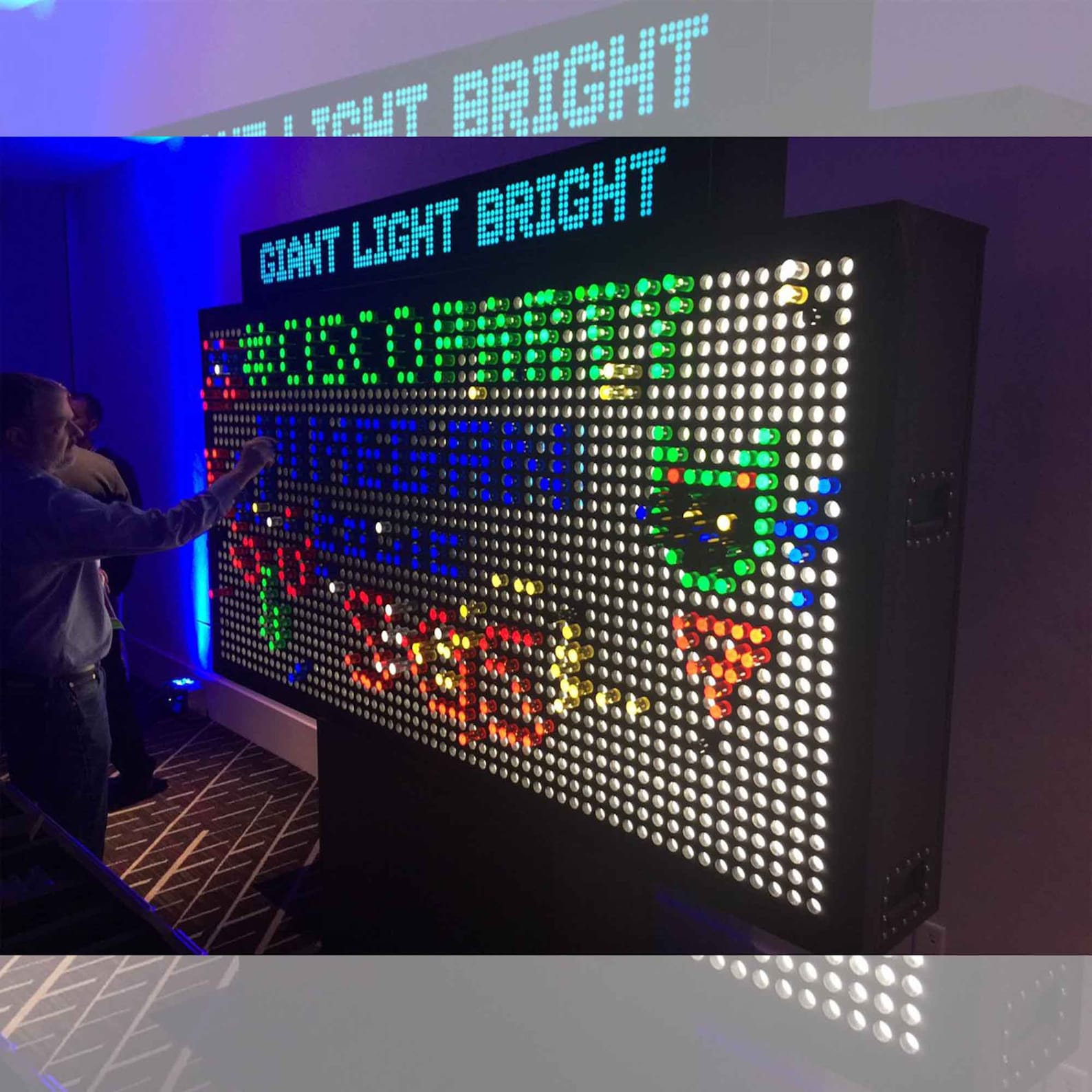 Giant Light Bright | Lite Brite | Light up Peg Board 4’x8’ | Jumbo ...