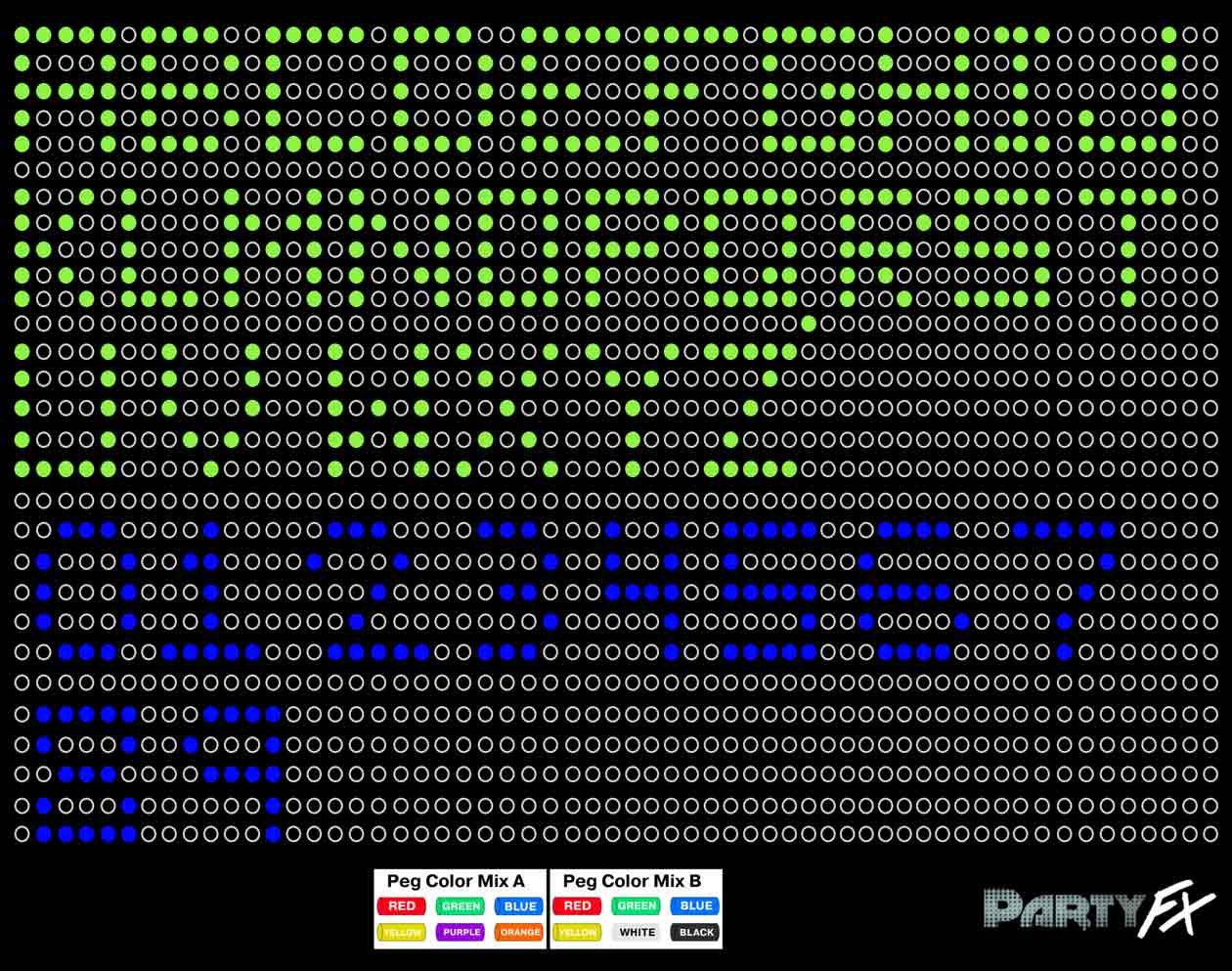 Giant Light Bright | Lite Brite | Light up Peg Board 4x4 | Jumbo ...