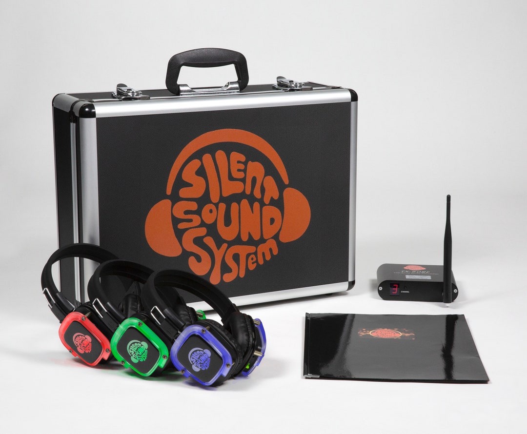 Custom Silent Disco Sound System Headphone Starter Pack - Etsy