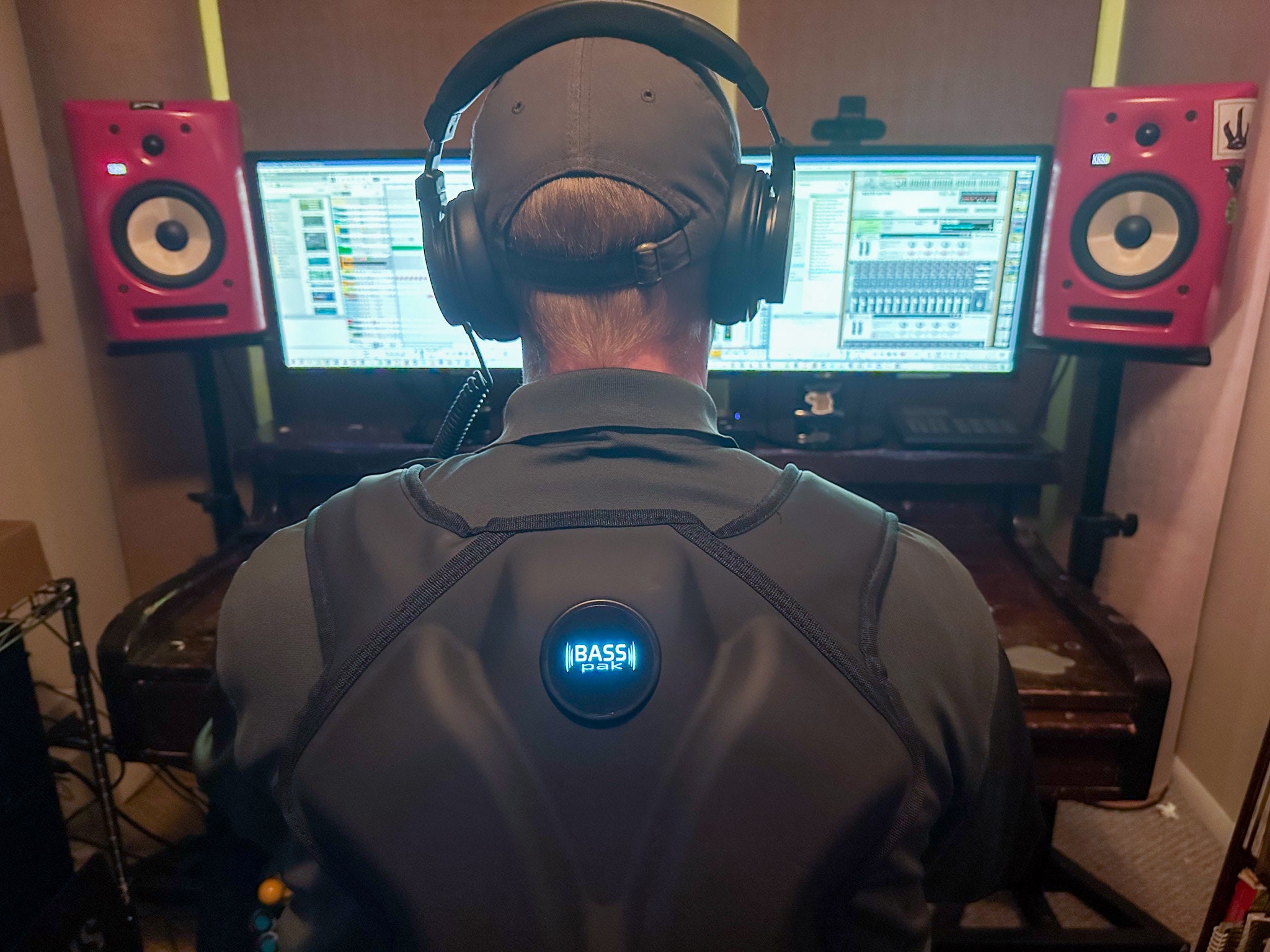 Basspak With Headphones! - Wearable Bass Experience - Tactile Bass ...