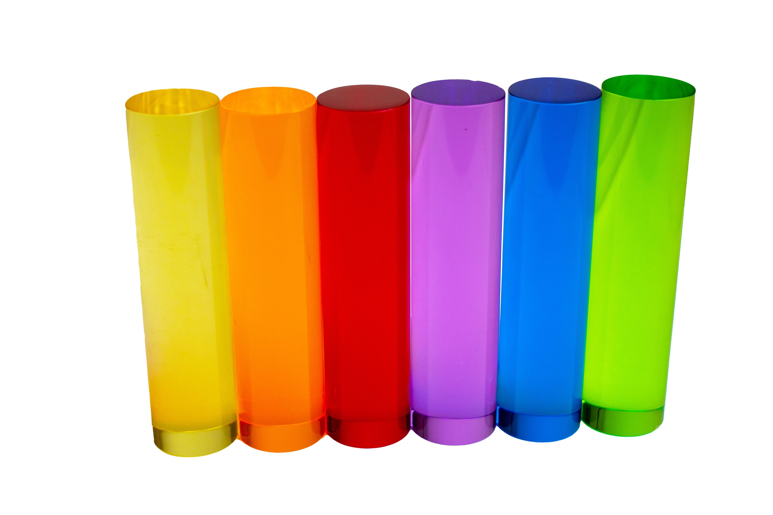 100 Giant Lite Brite Pegs | Light Bright Round Polished Clear Rods ...