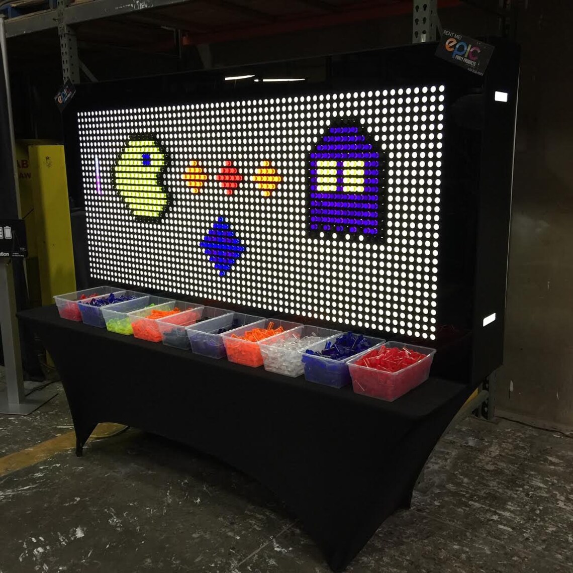 Giant Light Bright Lite Brite Light up Peg Board 4x8 - Etsy