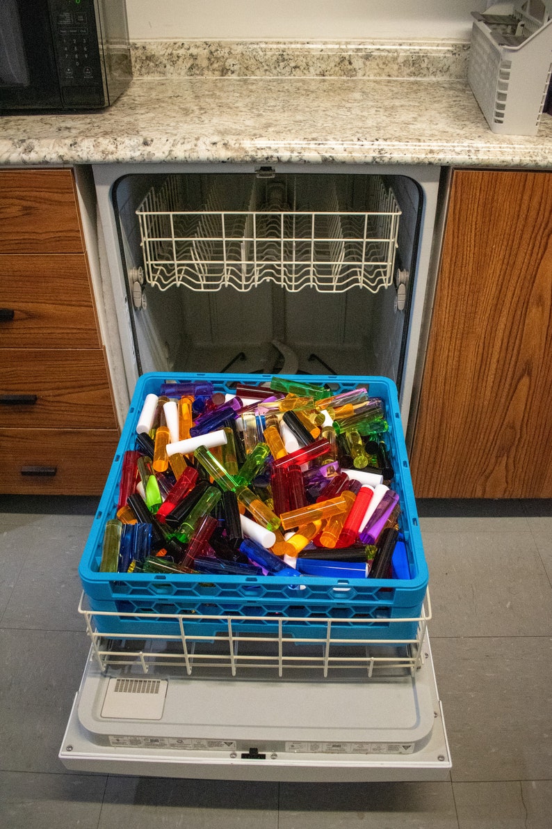 Sanitation Bin for Giant Lite Brite Pegs - Dishwasher Safe Peg Washing ...