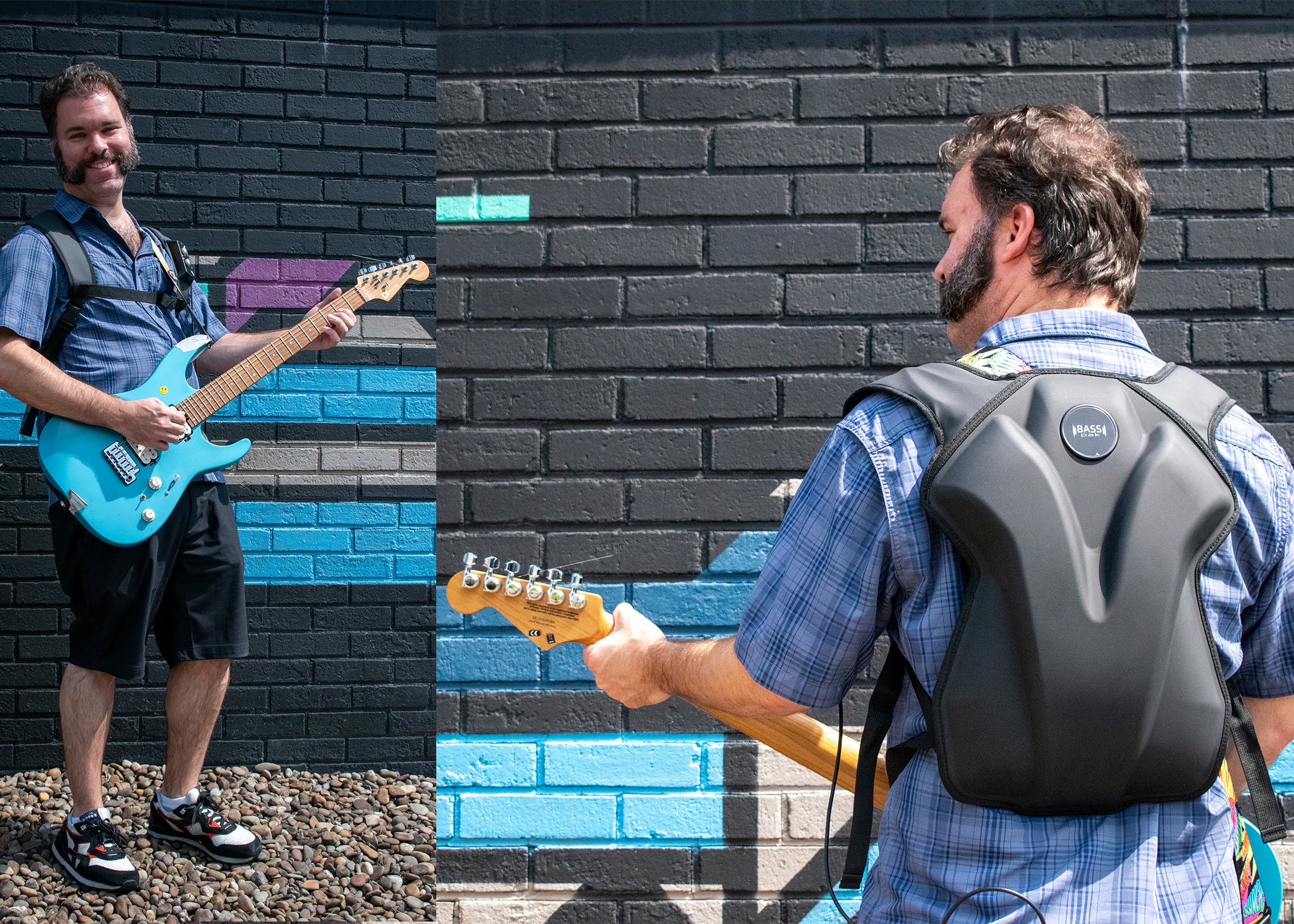 Basspak With Headphones Wearable Bass Experience Tactile Bass Backpack ...