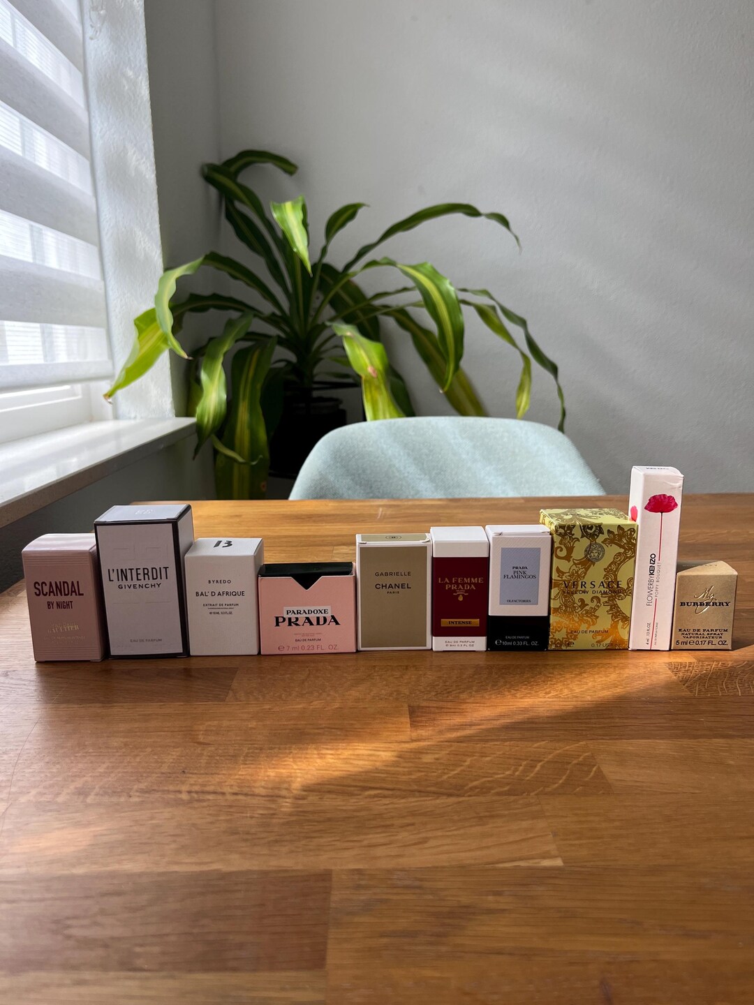 10 Piece Miniature Perfume Set (my Burberry, Prada Paradox, Flower by ...