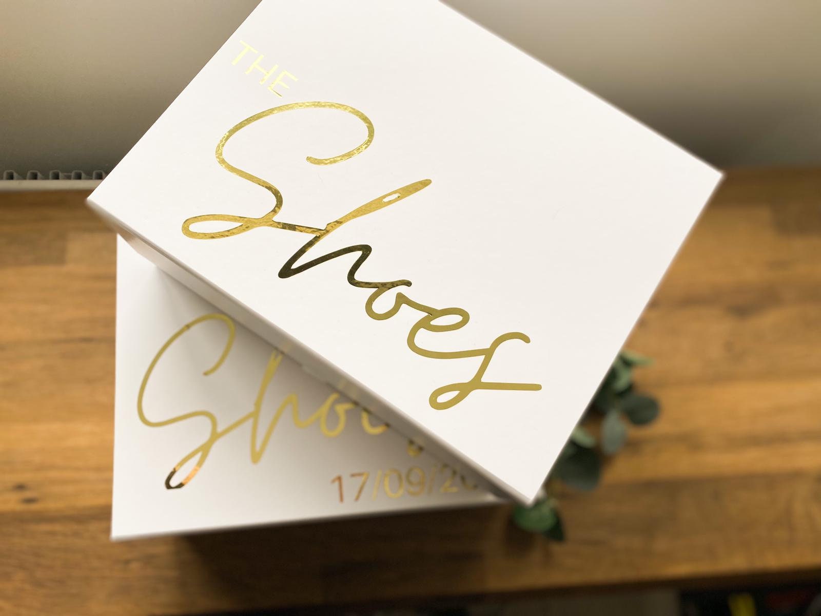 Luxury Wedding Shoes Box Gift Box With Optional - Etsy