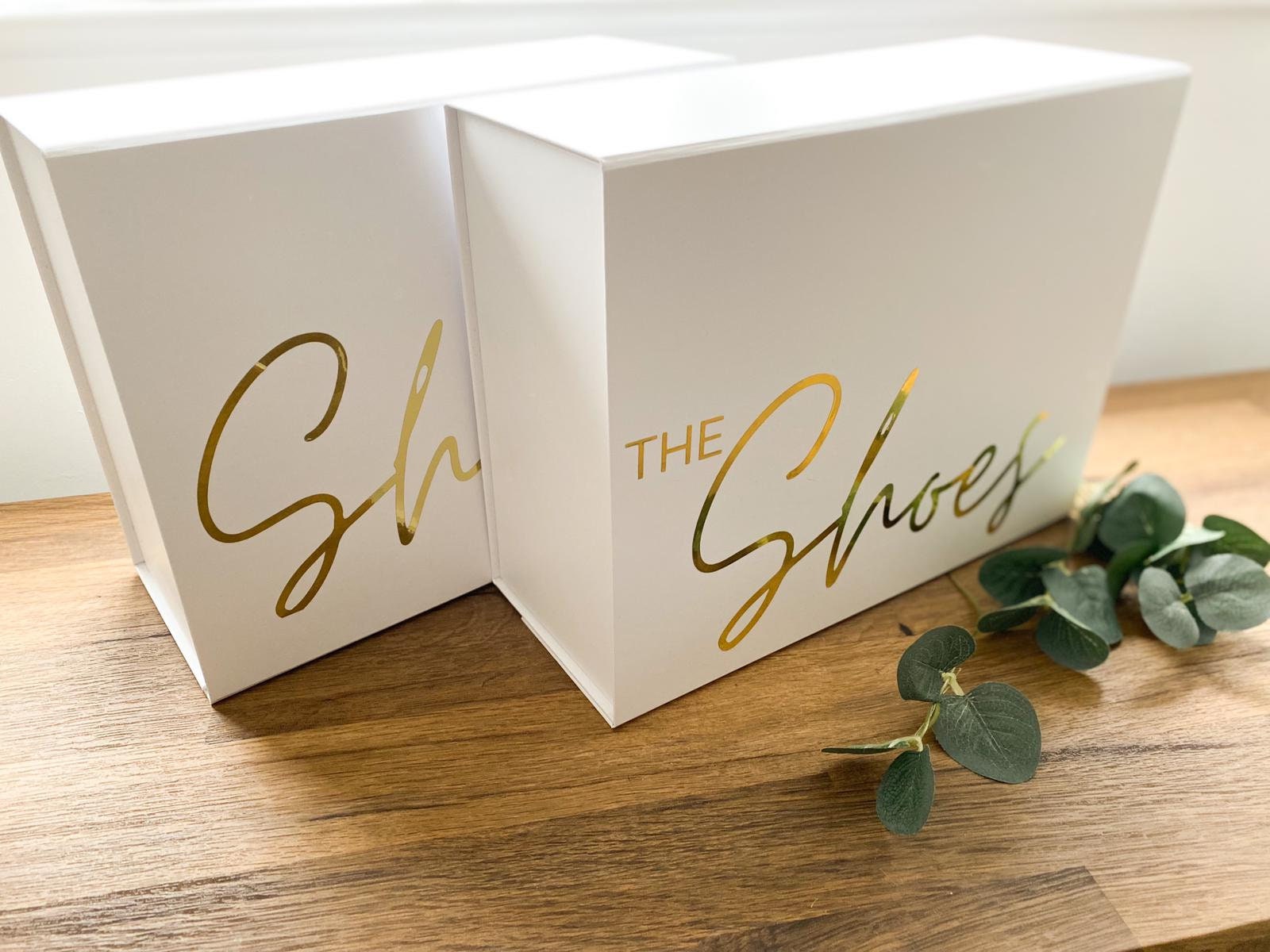 Luxury Wedding Shoes Box Gift Box With Optional - Etsy