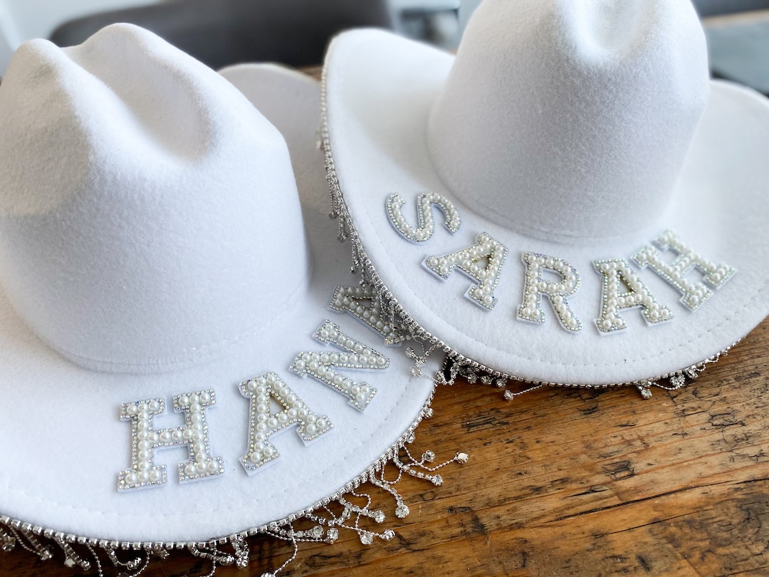 Luke Combs 2026 Custom Country Hat With Diamonte Trim | Add Your Name ...