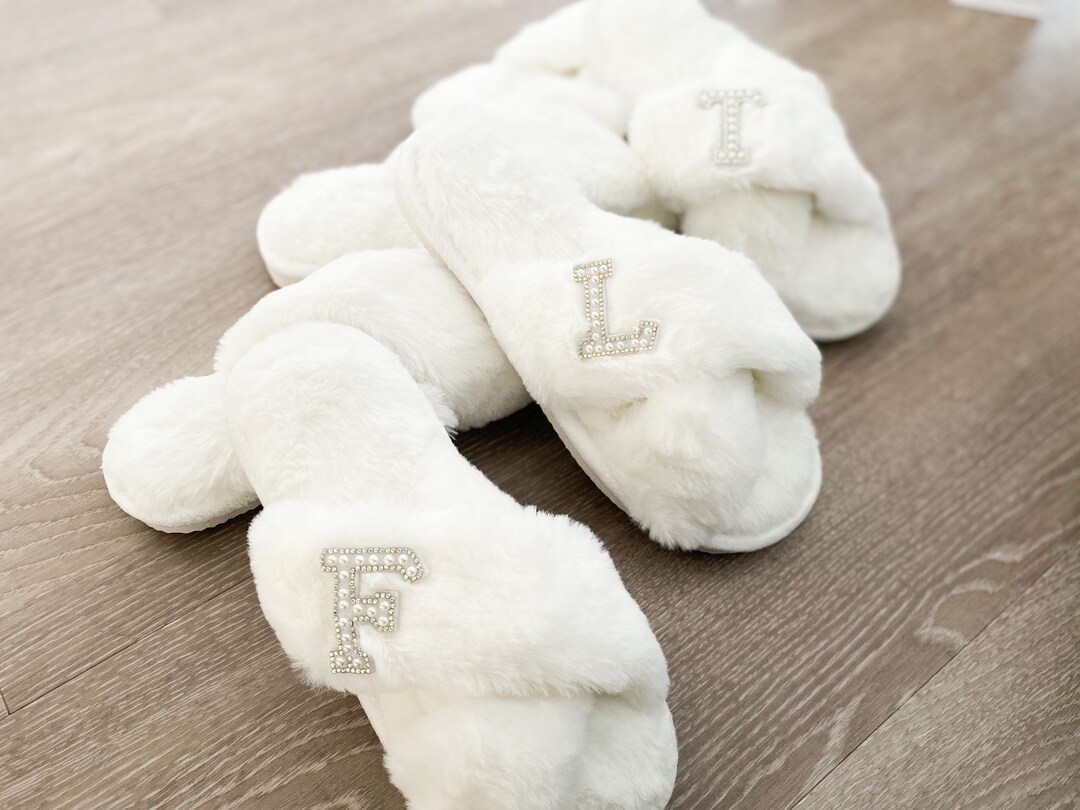 Bridal Slippers | Super Soft, Personalisaed for You and Your Bridal ...