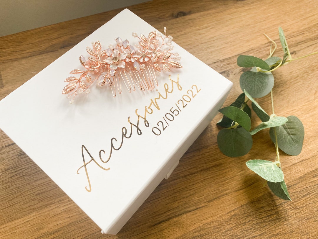 Luxury Wedding Accessories Box | Gift Box With Optional Personalisation ...