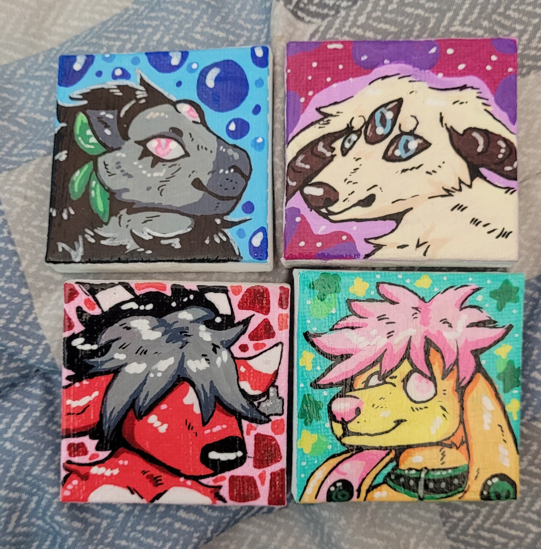 READ FIRST: Small Fursona Posca Portraits - Etsy