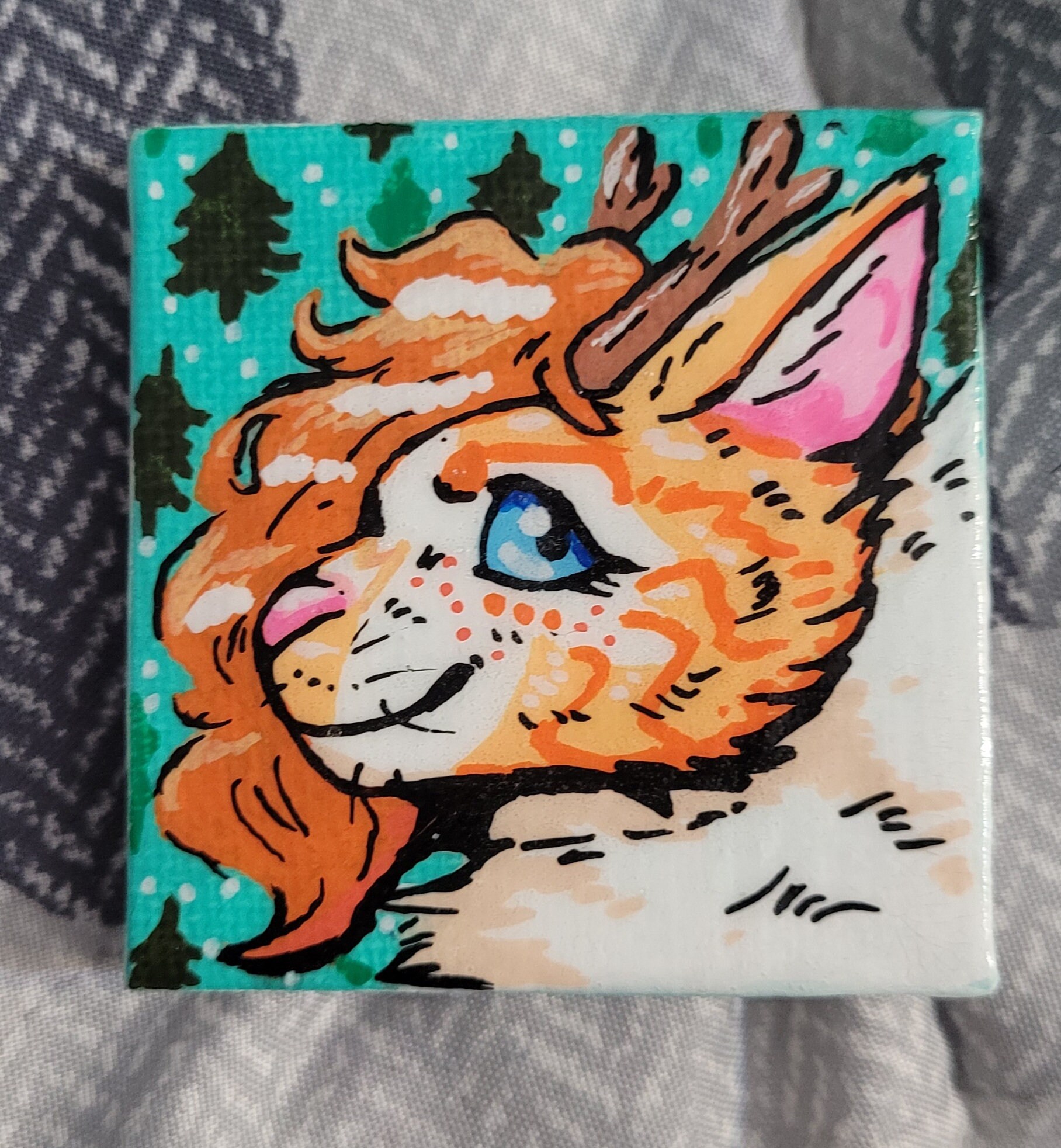READ FIRST: Small Fursona Posca Portraits - Etsy
