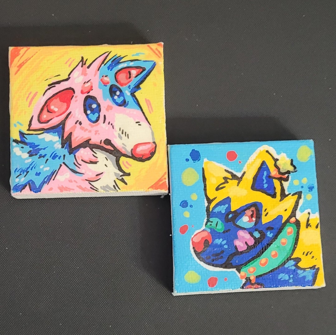 READ FIRST: Small Fursona Posca Portraits - Etsy
