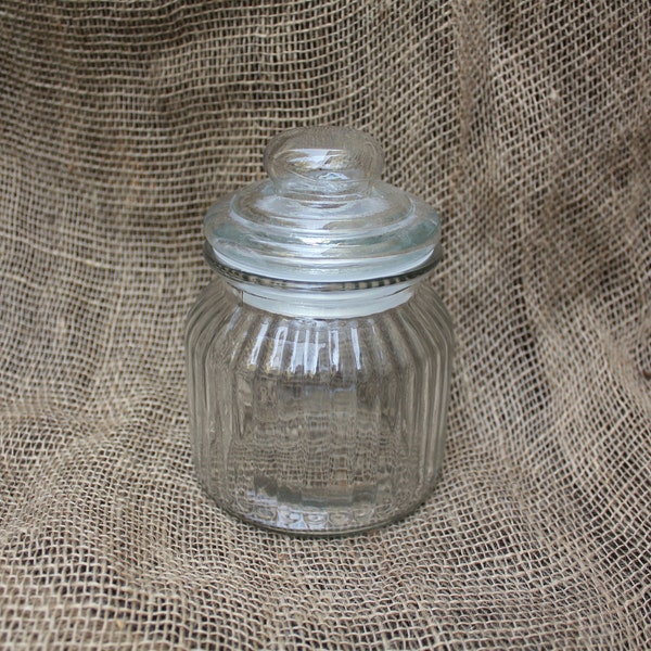 Antique Glass Candy Container - Etsy