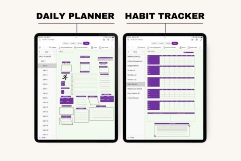 Onenote Planner Onenote Digital Planner Onenote Journal - Etsy
