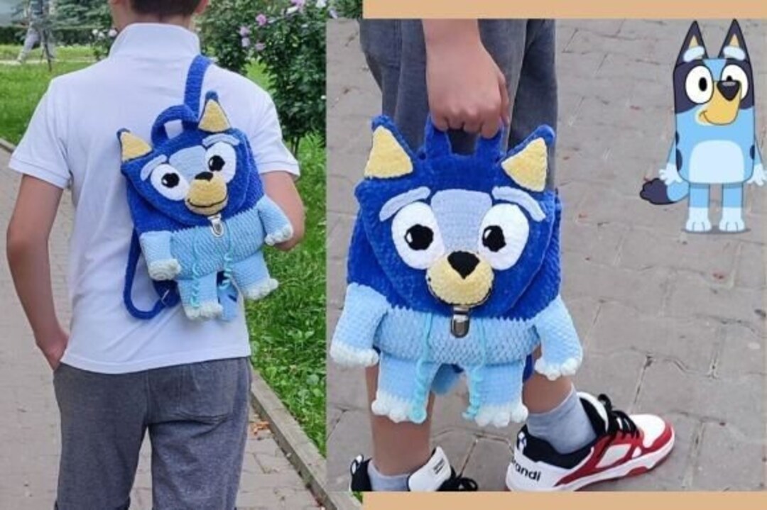 Bluey SVG 2 Bluey and Bingo Backpack PDF Bluey SVG Layered Bluey Layers ...