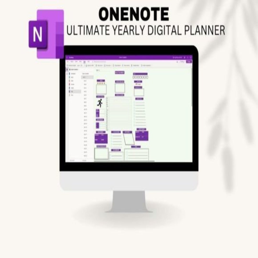 Onenote Planner Onenote Digital Planner Onenote Journal Notion Planner ...