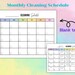 ADHD Cleaning Planner CANVA Editable ADHD Cleaning Planner Cleaning ...