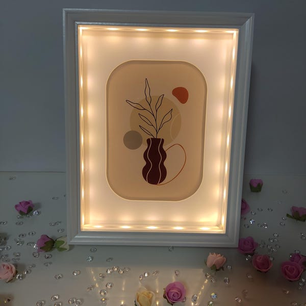 Beleuchteter bilderrahmen - Etsy.de