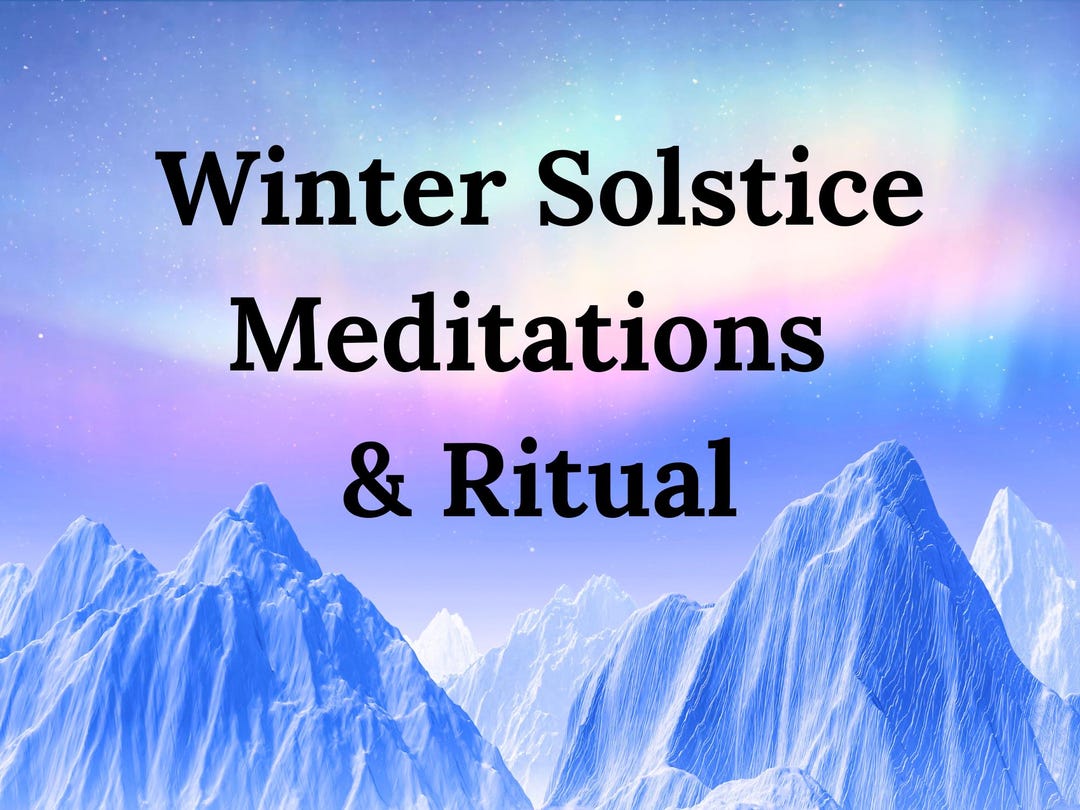 Winter Solstice Meditations + Ritual: Release & Welcome the Light - Etsy