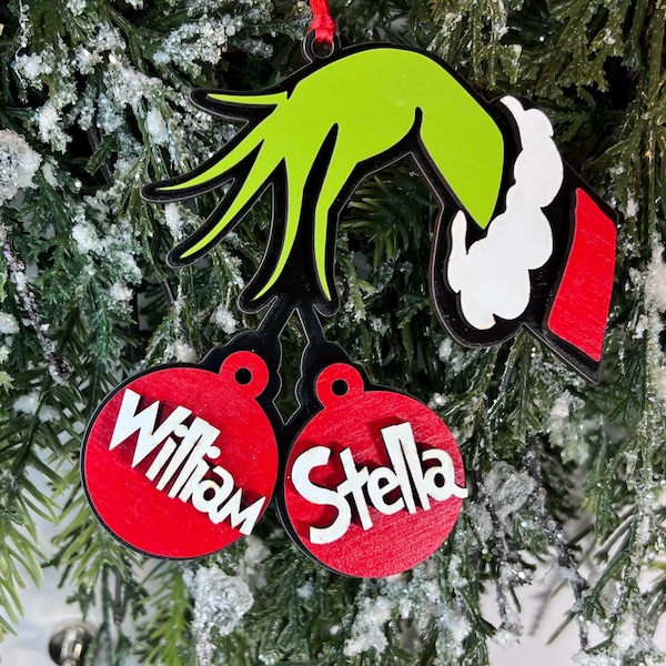 Grinch Ornament Hands - Etsy