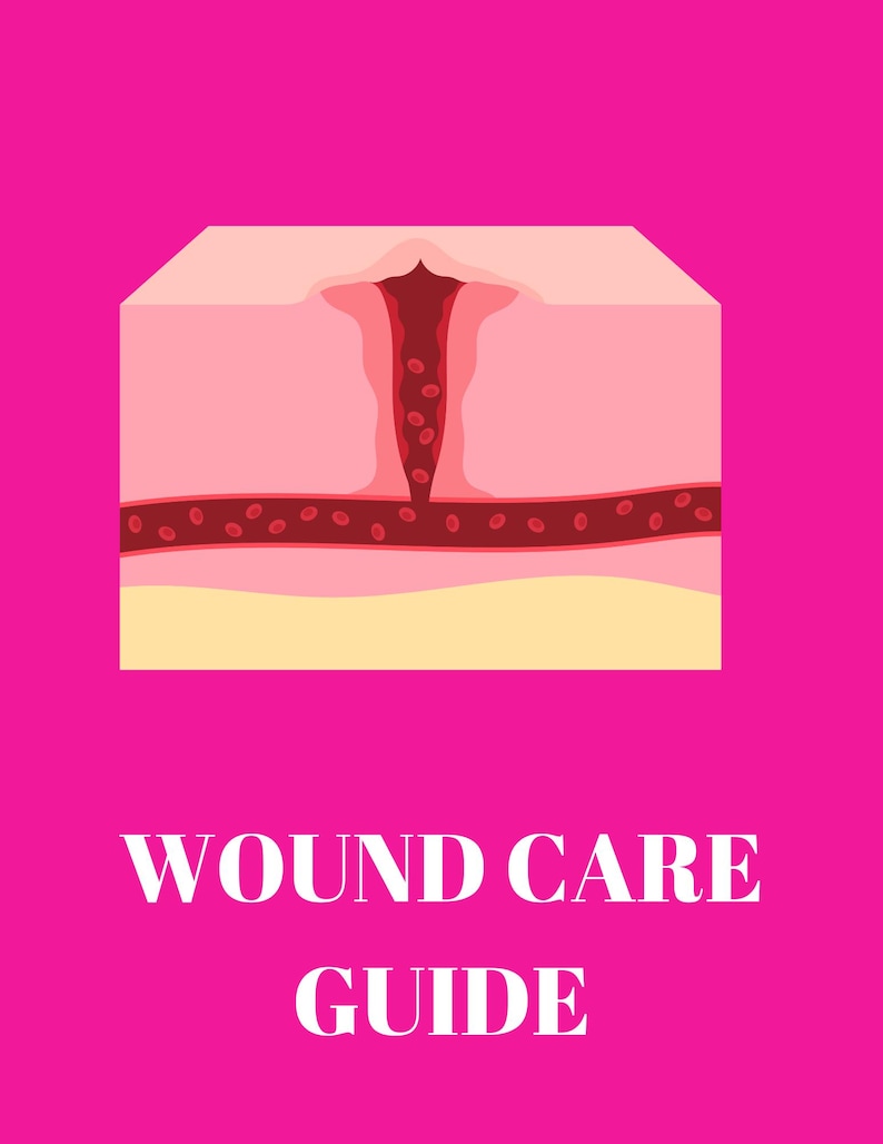 Wound Care Guide Nursing Cheat Sheet Wound Healing & Treatment ...