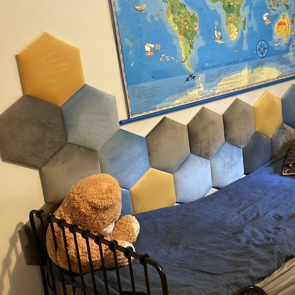 Hexagon Wall Panel - Etsy