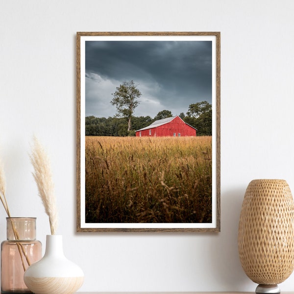 Red Barn Prints - Etsy