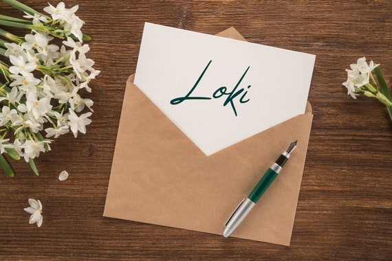 A Letter From Loki Laufeyson Marvel | Etsy