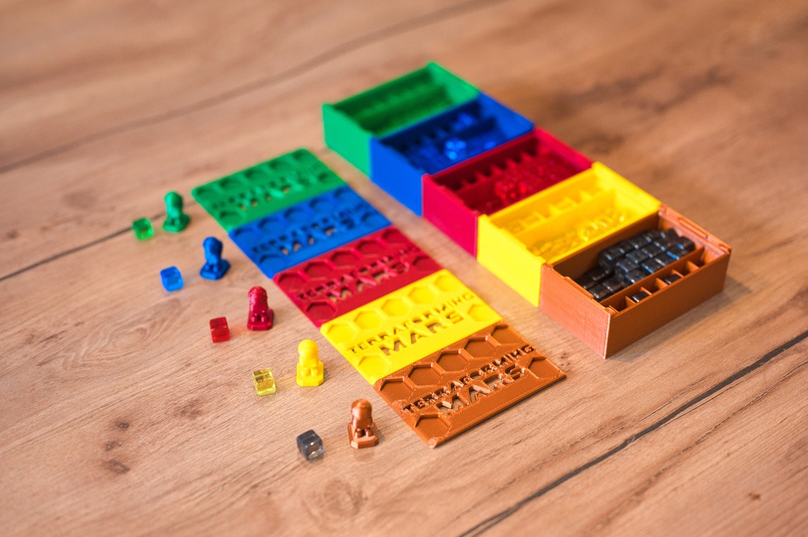 Terraforming Mars Overlays Cubes Box Ressources Box Tokens Player - Etsy