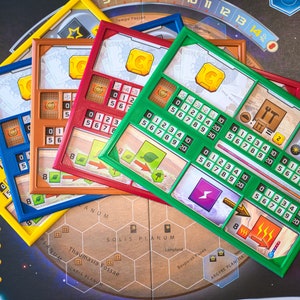 Terraforming Mars Overlays + Cubes Box + Resources Box + Player Tokens ...